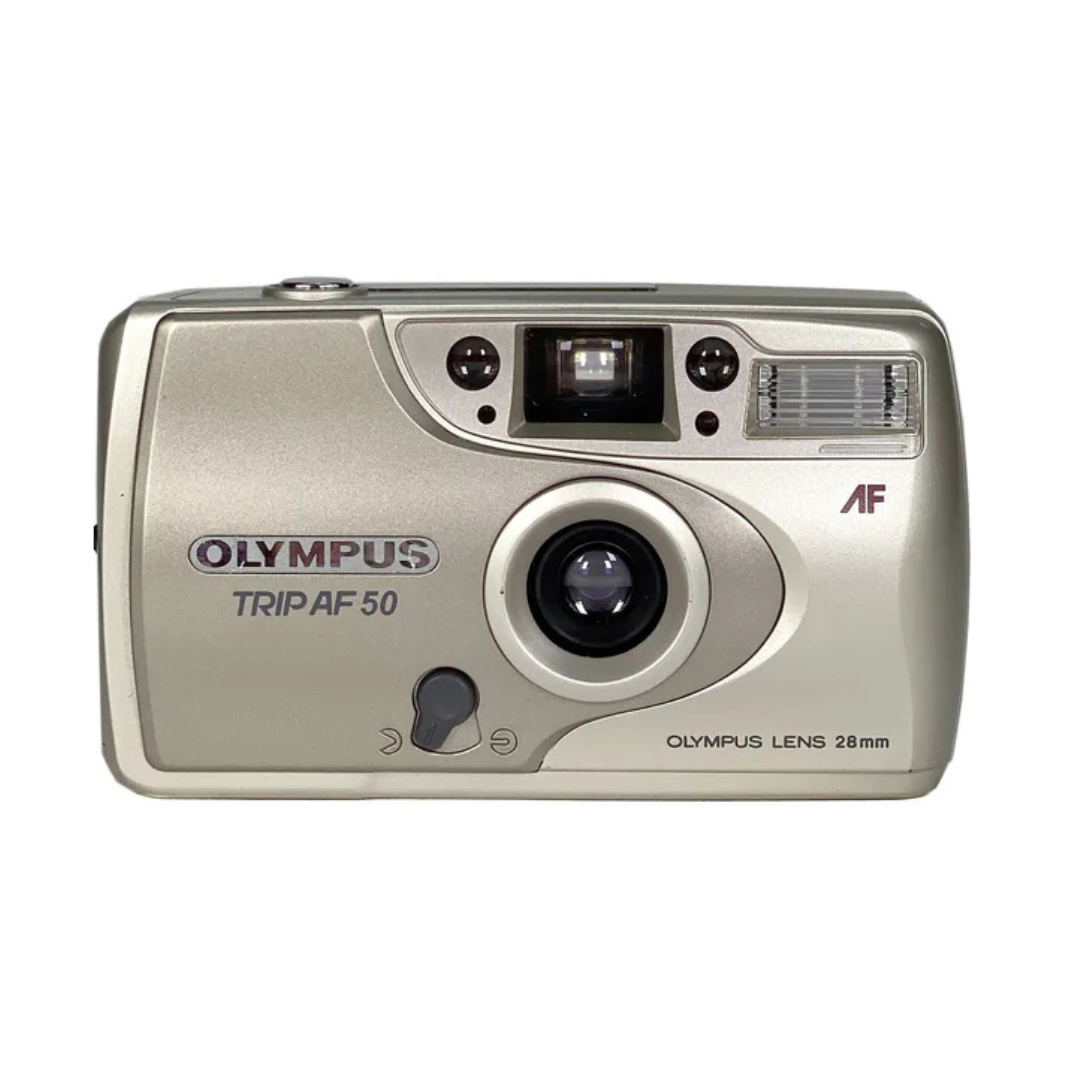 Olympus Trip AF 50 Cámara Automática Point and Shoot de 35mm – Rojo cinema